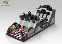 China 15.8 M Long Inflatable Obstacle Course Sport Games Child Play For 3 Person for sale