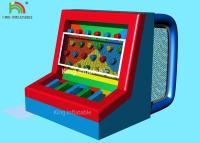 China Red Blue Multi - Functional  Inflatable Sports Games Footballs Penalty Play Games for sale