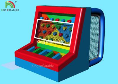 China Red Blue Multi - Functional  Inflatable Sports Games Footballs Penalty Play Games for sale