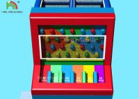 China Red Blue Multi - Functional  Inflatable Sports Games Footballs Penalty Play Games for sale