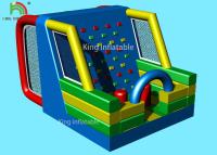 China Waterproof Inflatable Sports Games Football Penalty Combine Climbing Wall For Adults for sale