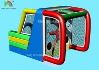 China Waterproof Inflatable Sports Games Football Penalty Combine Climbing Wall For Adults for sale