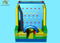 China Waterproof Inflatable Sports Games Football Penalty Combine Climbing Wall For Adults for sale