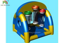 China 6 Holes Inflatable Sports Games BasketBall Shooting For Amusement Park for sale