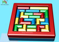 China Commercial Backyard Toddler Sport Games Inflatable Twister Mattress Combine Building Block for sale