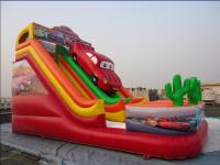 China Unti-riptured Commercial Inflatable Water Slides With Swimming Pool for sale