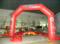 China Logos printing Oxford Fabric Inflatable Arches For Racing Or Advertisement Water Proof for sale