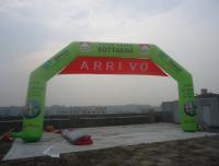 China Logos printing Oxford Fabric Inflatable Arches For Racing Or Advertisement Water Proof for sale
