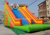 China Rabbit Shape Inflatable Water Slide With Logo Printed Outside Entertainment for sale