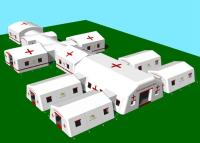 China Mobile Isolation Inflatable Medical Event Tent For Emergency Shelter Hospistal for sale