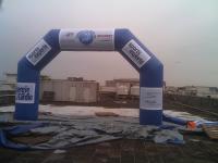 China 210D PVC Inflatable Arches For Racing Or Advertisement Advertising Leds Arch for sale