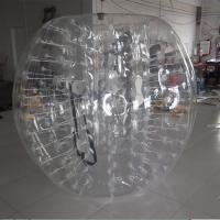 China Transparent Inflatable Bumper Ball Body Bumper Ball 1.0 mm PVC 1.2 / 1.5 m Diameter for sale