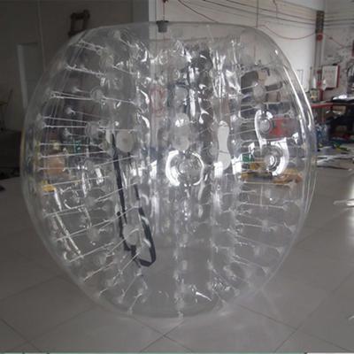 China Transparent Inflatable Bumper Ball Body Bumper Ball 1.0 mm PVC 1.2 / 1.5 m Diameter for sale