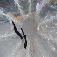 China Transparent Inflatable Bumper Ball Body Bumper Ball 1.0 mm PVC 1.2 / 1.5 m Diameter for sale