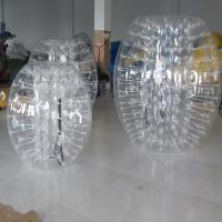 China Transparent Inflatable Bumper Ball Body Bumper Ball 1.0 mm PVC 1.2 / 1.5 m Diameter for sale