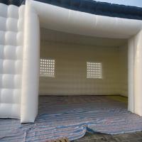 China White Color 12m Square Inflatable Event Tent / Party Tent / Outdoor Event Tent for sale