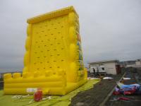 China Funny Giant Inflatable Sports Games / Climbing Wall For Amusement Park Equipment For Family for sale