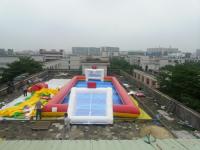 China Inflatable Football Playground Inflatable Sports Games For Amusement Park Equipment Family Use for sale