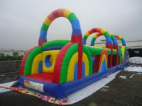 China PVC Tarpaulin Inflatable Playground Inflatable Sports Games Inflatable obstacle Playground for sale
