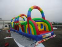 China PVC Tarpaulin Inflatable Playground Inflatable Sports Games Inflatable obstacle Playground for sale