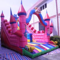 China Customize Inflatable Jumping Castle With Slide Children Inflatable Bouncer PVC Tarpaulin for sale