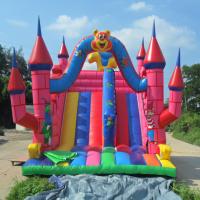 China Customize Inflatable Jumping Castle With Slide Children Inflatable Bouncer PVC Tarpaulin for sale