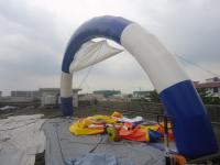 China Blue and White Color inflatable Arch for Sale / Inflatable Arch Rental for sale