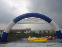 China Blue and White Color inflatable Arch for Sale / Inflatable Arch Rental for sale