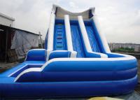China Customize Inflatable Water Slide / Kids Amusement Park 0.55 mm PVC Tarpaulin for sale