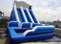 China Customize Inflatable Water Slide / Kids Amusement Park 0.55 mm PVC Tarpaulin for sale