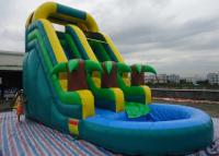 China Amusement Inflatable Water Slide PVC Tarpaulin For Kids Fun Inflatable Water Park For Kids for sale