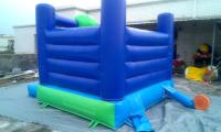 China Ocean Blue Commercial Bounce Houses Jumping With PVC Tarpaulin for sale