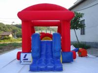 China Kids Inflatable Castle Commercial Mini Bounce Houses With Slide PVC tarpaulin for sale