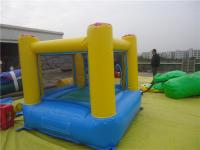 China PVC Tarpaulin Commercial Inflatable Bounce Houses UV resistance for sale