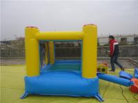 China PVC Tarpaulin Commercial Inflatable Bounce Houses UV resistance for sale