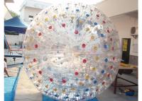 China Colorful PVC Inflatable Zorb Ball / Inflatable Rolling Ball For Kids Have Fun for sale