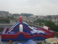 China Commercial Giant Inflatable Amusement Park / Inflatable Obstacle Combo with Slide for sale