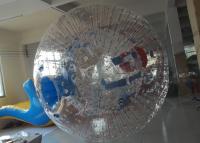 China Transparent Inflatable Zorb Ball Grass Ball With Colorful Glow Stick for sale
