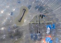 China Outdoor Inflatable Water Zorb Ball , Inflatable Bubble Ball For Beach Rolling Amusement for sale