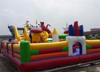 China Popular Playing Kids Giant Inflatable Amusement Park / Characters Inflatable Fun City for sale