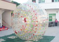 China Durable Inflatable Zorb Ball / Bubble Grass Ball With Colorful D Rings For Grasslot for sale