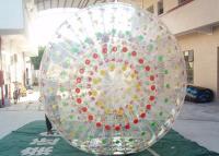 China Durable Inflatable Zorb Ball / Bubble Grass Ball With Colorful D Rings For Grasslot for sale