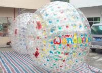 China Durable Inflatable Zorb Ball / Bubble Grass Ball With Colorful D Rings For Grasslot for sale