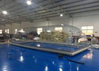 China Commercial Inflatable Transparent 8m Swimming Pool Dome Cover tent for sale