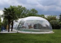 China Commercial Inflatable Transparent 8m Swimming Pool Dome Cover tent for sale