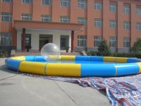 China Inflatable Circular Swimming Pool / Inflatable Swimming Pools for Amusement Water Park for sale