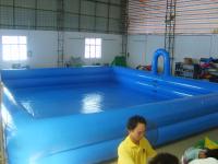 China Double Tube 1.3m Height / Inflatable Swimming Pools / 0.9mm PVC Tarpaulin Swimming Pool for sale