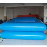 China Double Tube 1.3m Height / Inflatable Swimming Pools / 0.9mm PVC Tarpaulin Swimming Pool for sale