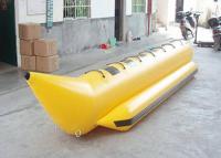 China 7 Persons 0.9 mm PVC tarpaulin Banana Boat Inflatable Fly Fish Boats Water Race Sport Games for sale