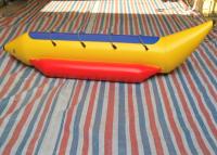 China 7 Persons 0.9 mm PVC tarpaulin Banana Boat Inflatable Fly Fish Boats Water Race Sport Games for sale